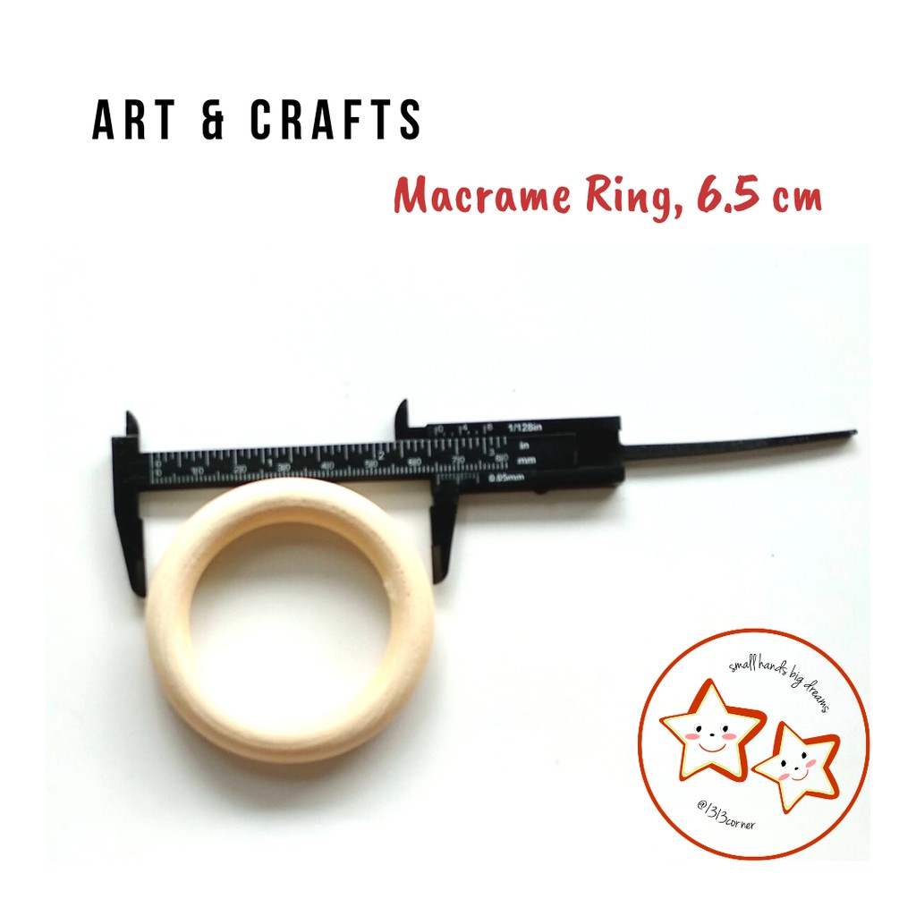 Jual Ring Kayu, Pegangan Kayu, Ring Makrame / Macrame Ring | Shopee ...