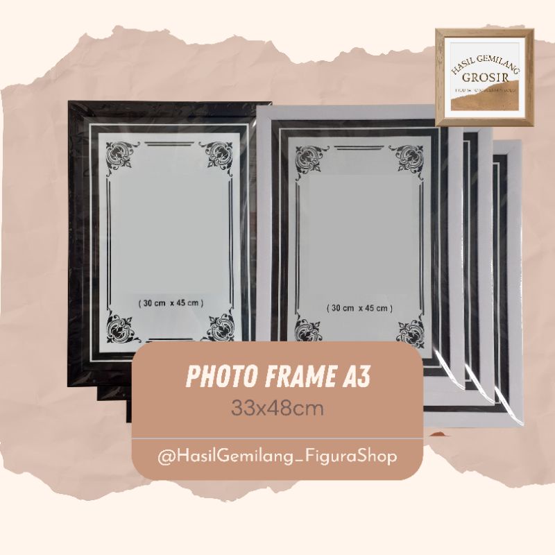 Jual Bingkai Foto A3 | Figura Foto Minimalis A3 | Frame foto A3 ...