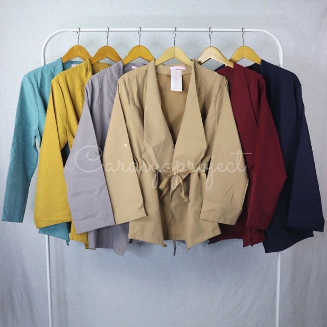 Jual Outer model parka - blazer parka (R 047) | Shopee Indonesia