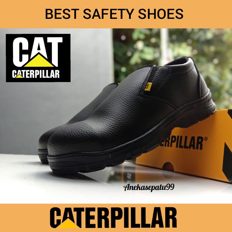 Jual SEPATU SAFETY CATERPILLAR PRIA WANITA UJUNG BESI / SEPATU KERJA ...