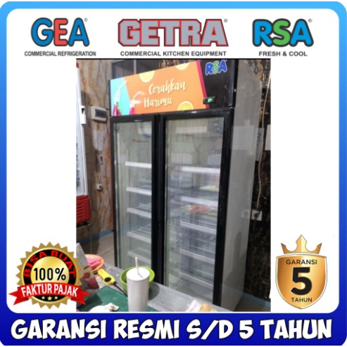 Jual JADE SHOWCASE RSA DISPLAY COOLER LEMARI PENDINGIN 2 PINTU KACA ...
