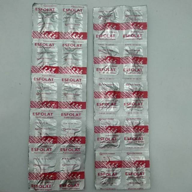 Jual Esfolat || Per strip isi 10 kaplet | Shopee Indonesia