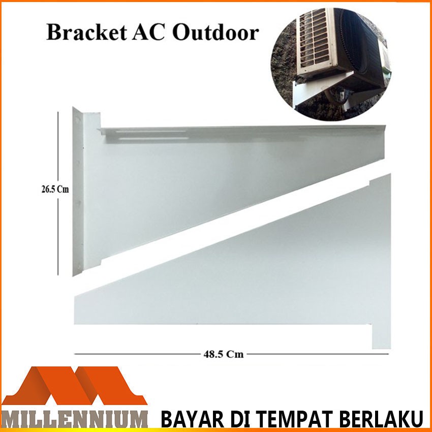 Jual Bracket AC Bracket Outdoor AC Ukuran 1/2 PK Hingga 1 PK Bahan Besi ...