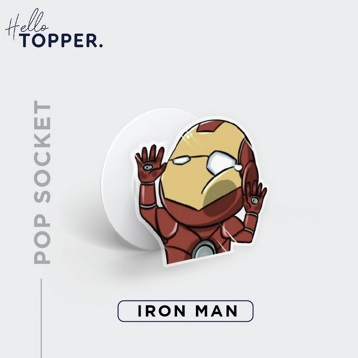 Jual Pop Socket Iron Man | Griptok Popmie | Pop Socket Acrylic | Pops ...