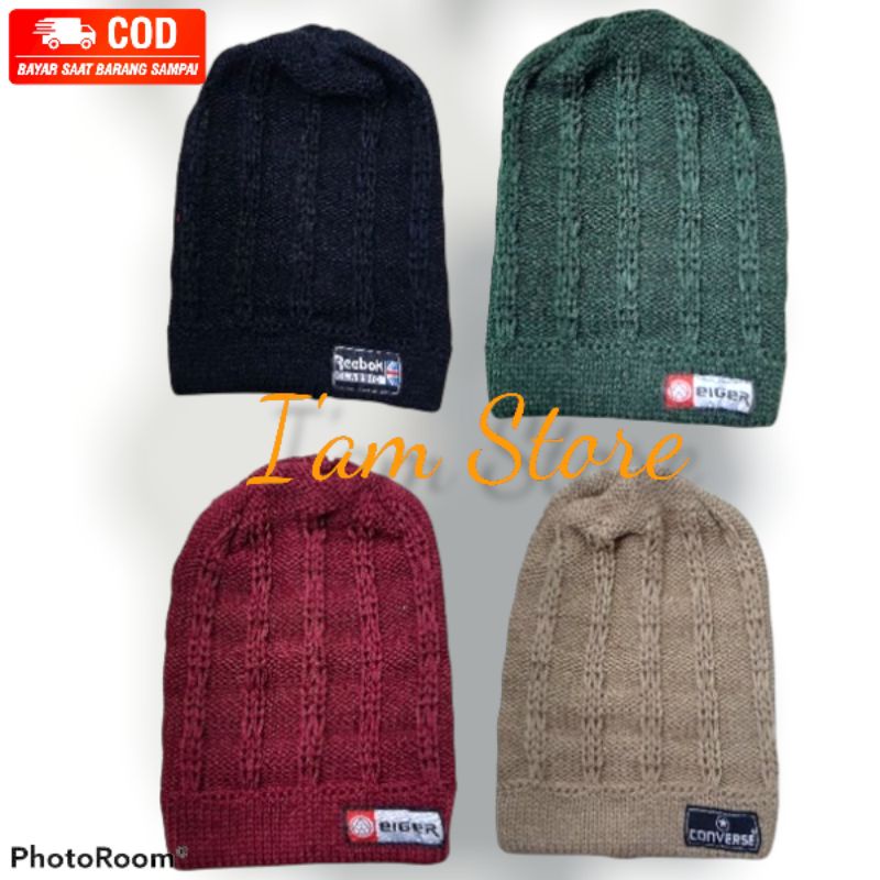 Jual Topi kupluk dewasa/topi rajut/topi gunung/topi musim dingin ...