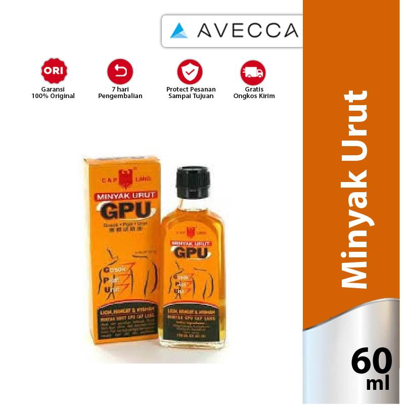 Jual Minyak Urut Gpu Cap Lang 60 mL / Nyeri Otot / Minyak Pijat ...