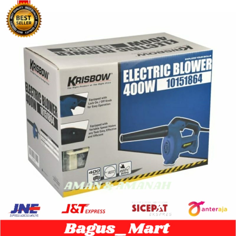 Jual Krisbow Electric Blower 400 W Eb4-v1/blower angin/blower | Shopee ...