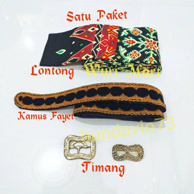 Jual Satu set kamus timang dan lontong wedhing | Shopee Indonesia