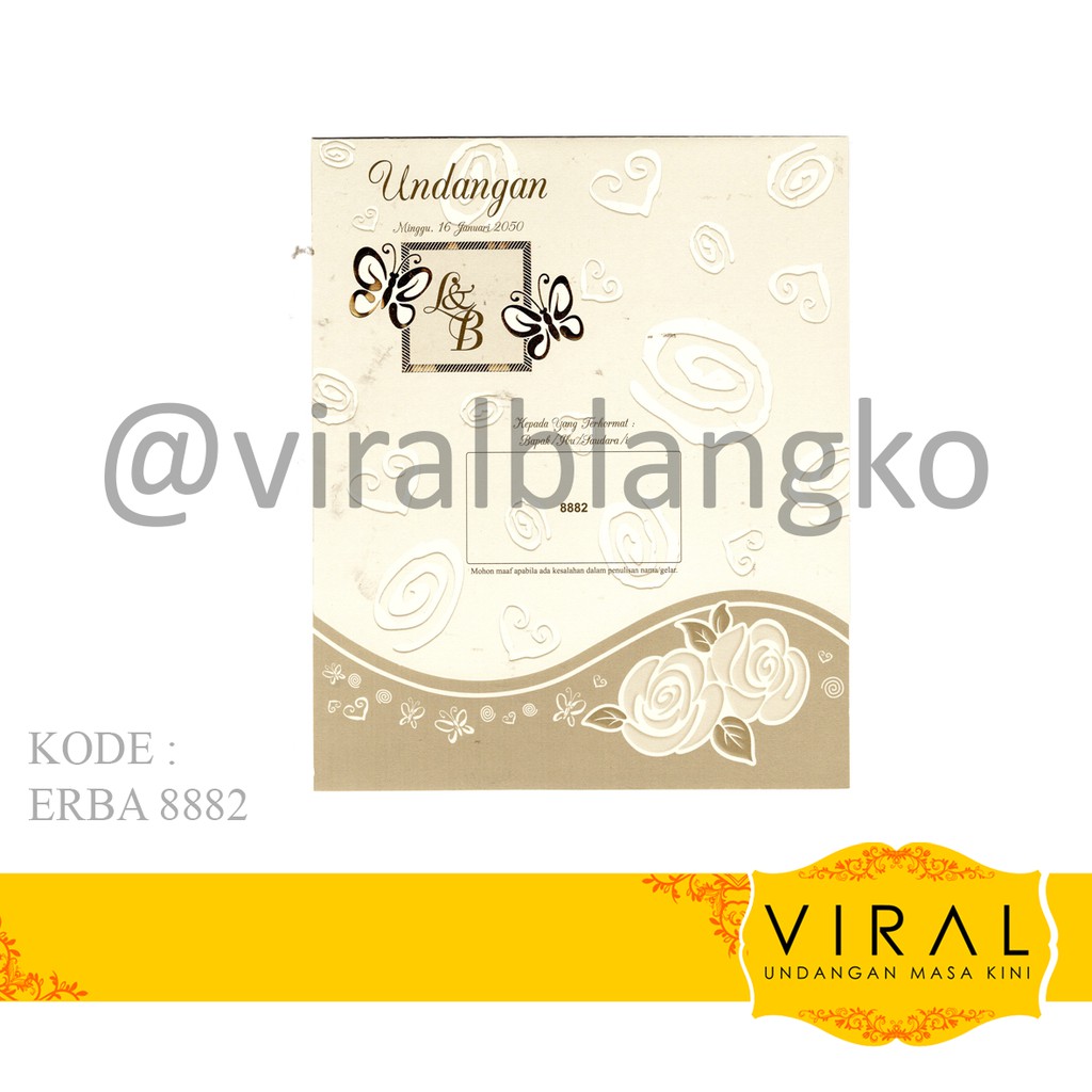 Jual Blangko Undangan Erba 8882 Harga Murah | Shopee Indonesia