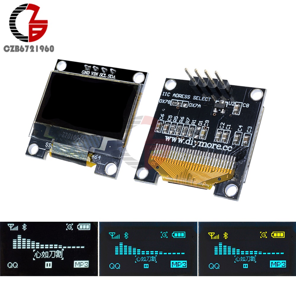 Jual PREORDER I2C IIC Serial 128X64 0.96" OLED LCD LED Display Module 0 ...