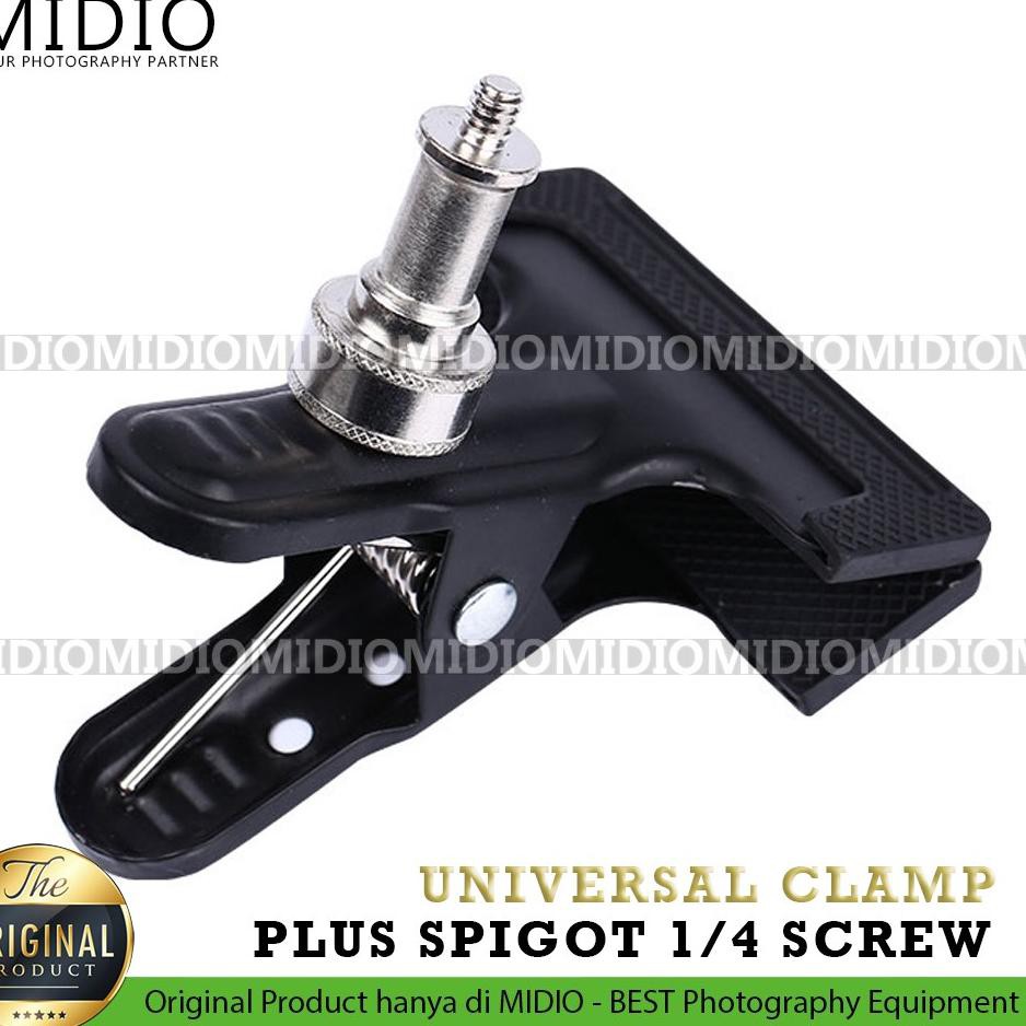 Jual Midio Penjepit Besi Universal Studio Foto dengan Spigot Background ...