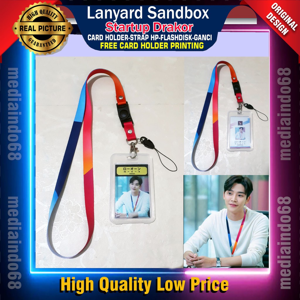 Jual TALI LANYARD START UP DRAKOR Printing FullColor Exclusive (Terbaru ...