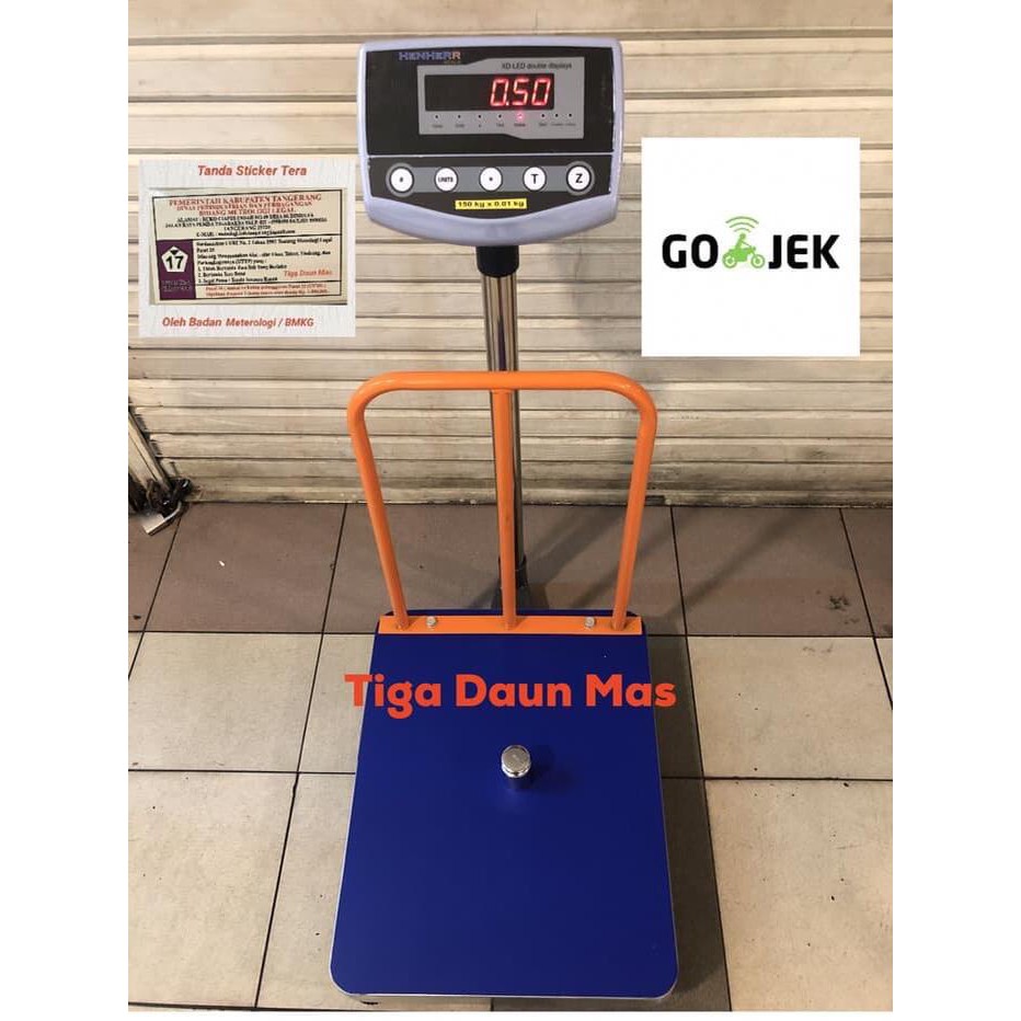 Jual Bench Scale Timbangan Lantai Timbangan Barang Expedisi 150kg ...