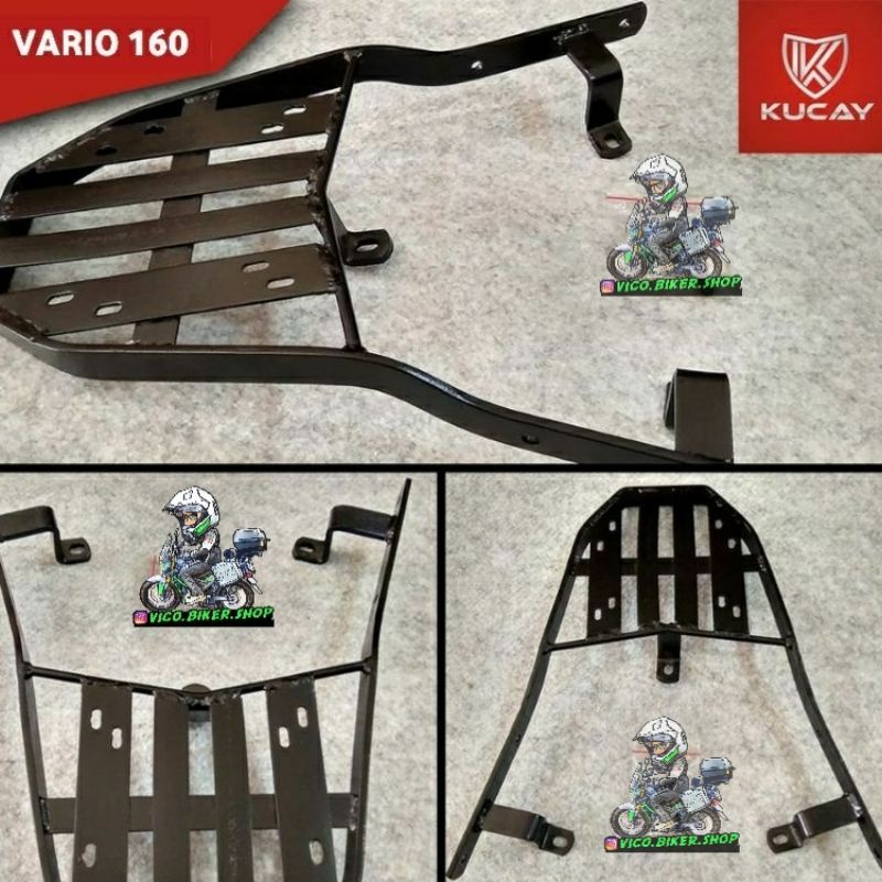 Jual BRAKET BOX KUCAY STATIS VARIO 160 BISA UNTUK BOX GIVI SHAD KAPPA ...