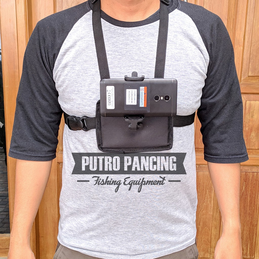 Jual Chest Belt HP Holder HP Chest Strap Pegangan Hp Dada Vlog Video ...