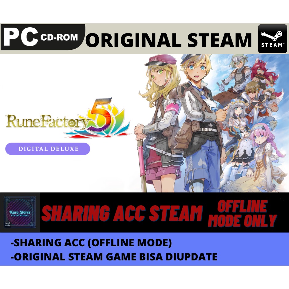 Jual Rune Factory 5 Deluxe Edition PC Game Sharing Original | Shopee ...