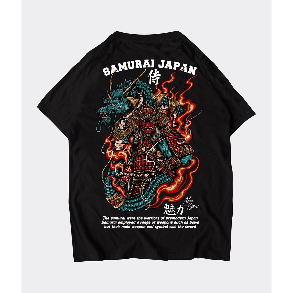 Jual T-Shirt SAMURAI JAPAN ( 侍ジャパン ) JAPANESE CULTURE ( BLACK ...