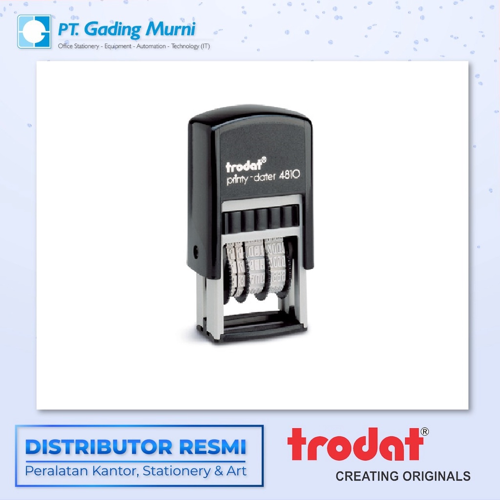 Jual Trodat Stempel Tanggal 4810 | Shopee Indonesia