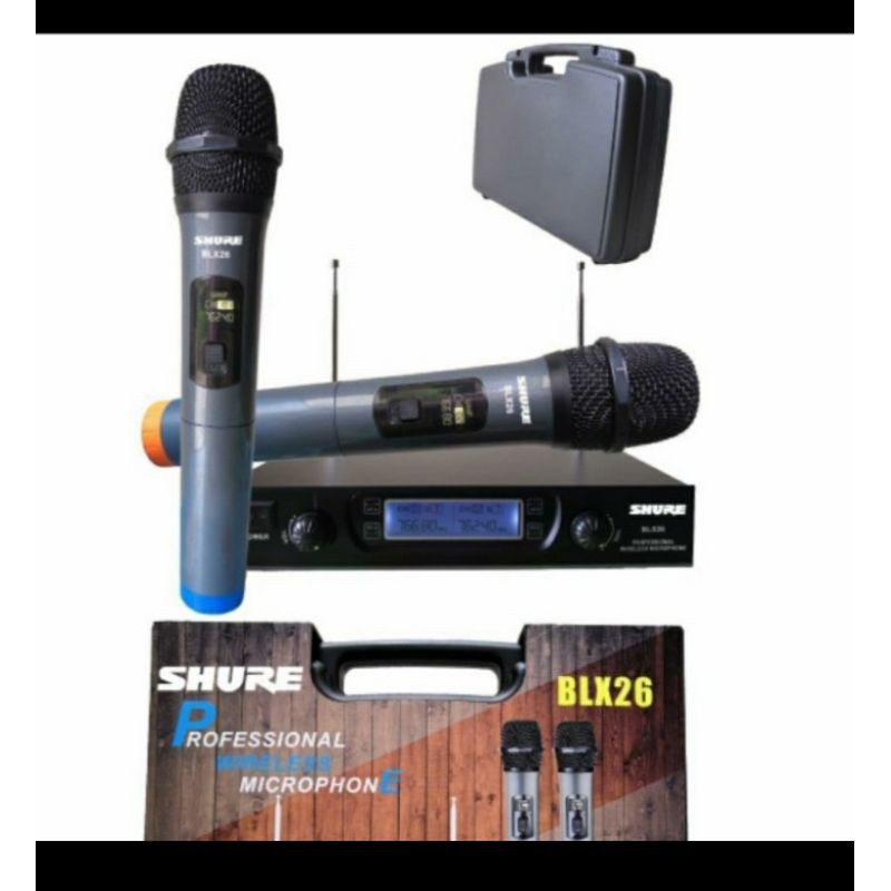 Jual MIC WIRELESS SHURE BLX26 MIC KUWALITAS BAGUS | Shopee Indonesia
