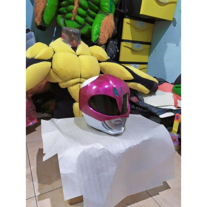 Jual Helm Power Ranger Pink (MMPR Pink) | Shopee Indonesia