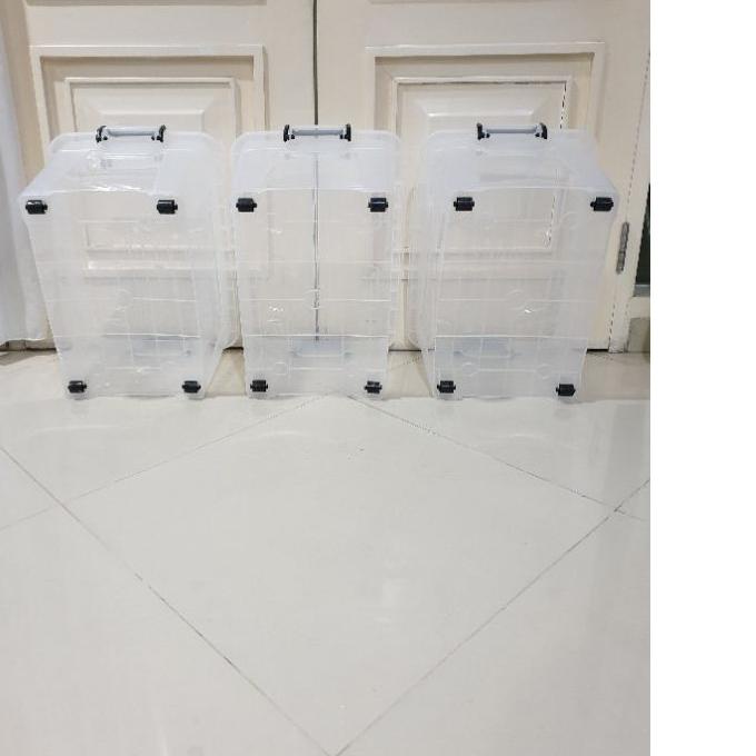Jual Container Box / Kotak Penyimpanan Ezy cb 45 L Bening/Transparan ...