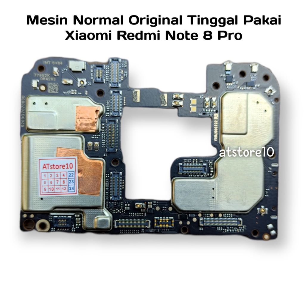 Jual Mesin Motherboard Normal Xiaomi Redmi Note 8 Pro Original Copotan ...