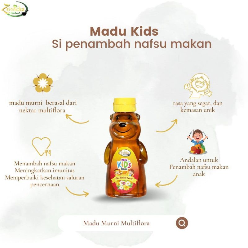 Jual Madu Anak Zeeida ( Madu kids/ Madu murni) | Shopee Indonesia