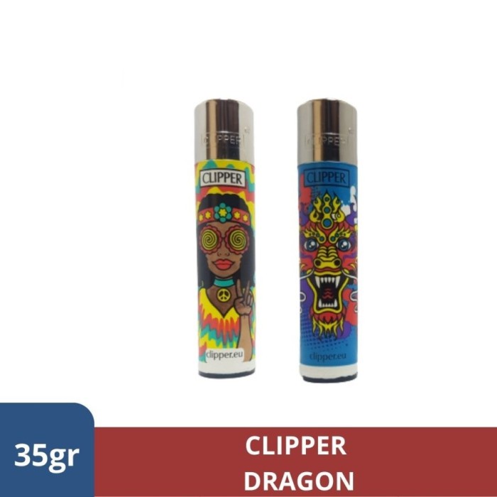 Jual Korek Api Gas Clipper Dragon | Shopee Indonesia