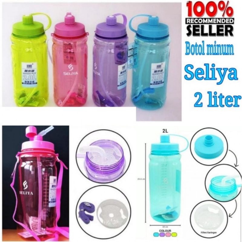 Jual (MURAH )BOTOL MINUM SELIYA 2 LITER / BOTOL ENJOY LIFE SPORT/BOTOL ...