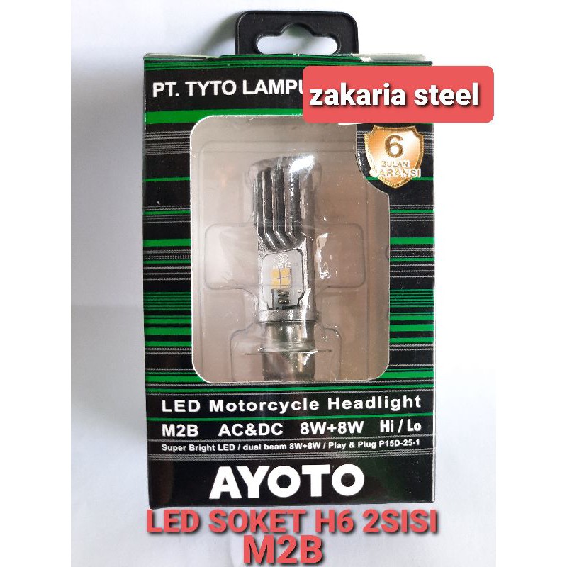Jual lampu led ayoto m2b 2 sisi H6 | Shopee Indonesia