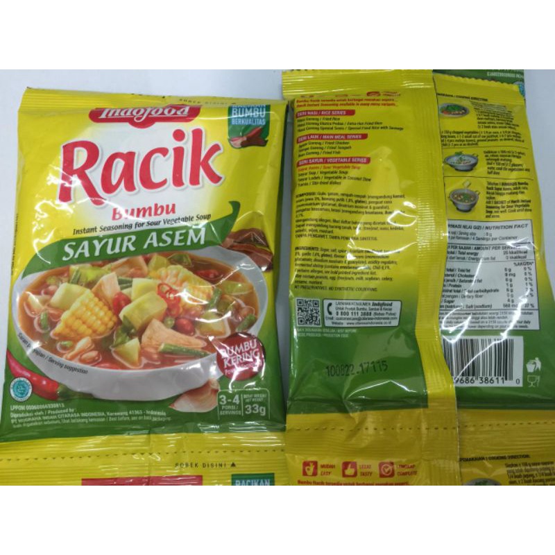 Jual Bumbu Racik Sayur Asem Indofood | Per Sachet | Shopee Indonesia