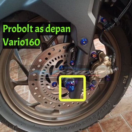 Jual As roda depan VARIO 160 PROBOLT BAUT RODA DEPAN pcx 160 VARIO 160 ...