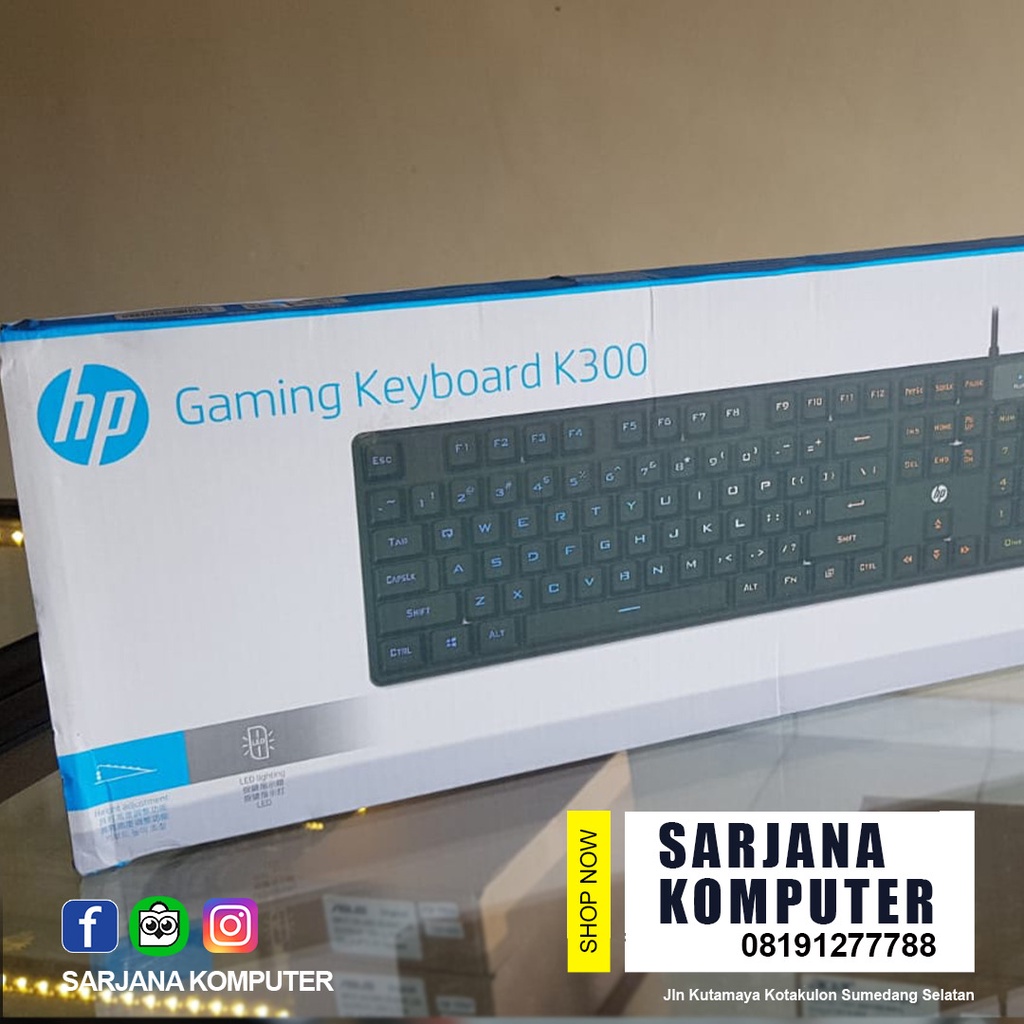 Jual HP K300 Keyboard Gaming Lighting Color Backlight | Shopee Indonesia