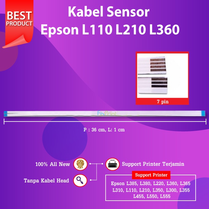 Jual Kabel Sensor Print Head Epson L110 L355 L360 Printer L365 L380 L385 | Shopee Indonesia
