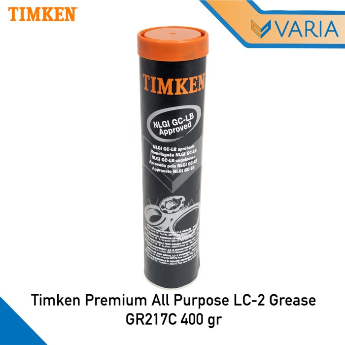 Jual Timken Premium All Purpose LC-2 Grease 400 gr Stempet NLGI 2.0 ...