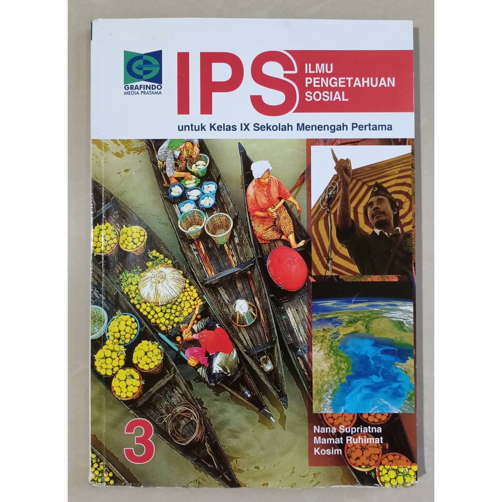 Jual Buku Ilmu Pengetahuan Sosial (IPS) SMP Kelas 3 Grafindo Media ...