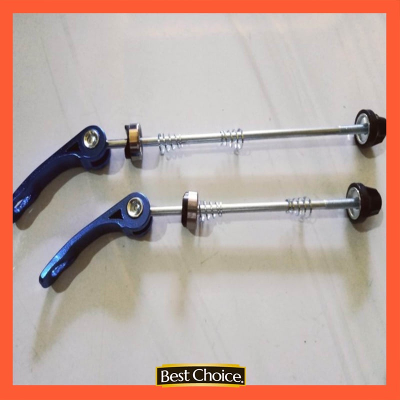 Jual AS QR SEPEDA AS PIN QUICK RELEASE SKEWER - Biru | Shopee Indonesia