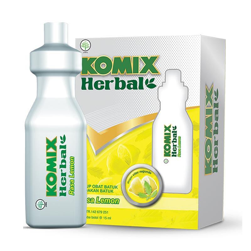 Jual Komix Herbal Rasa Lemon Isi 4 Tube Botol @15 mL | Shopee Indonesia