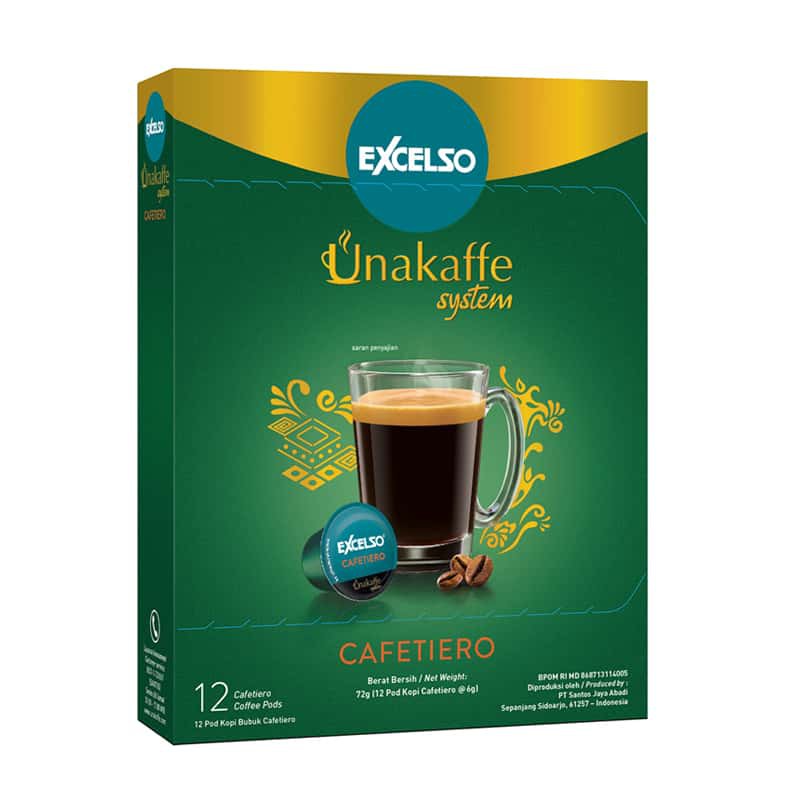 Jual 1 Pcs Excelso Unakaffe Capsule Cafetiero Box [12 Kapsul / 6 Gram ...