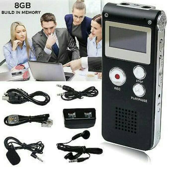 Jual Alat Perekam Suara Digital Voice Recorder USB 8GB Plus Mp3 Player ...
