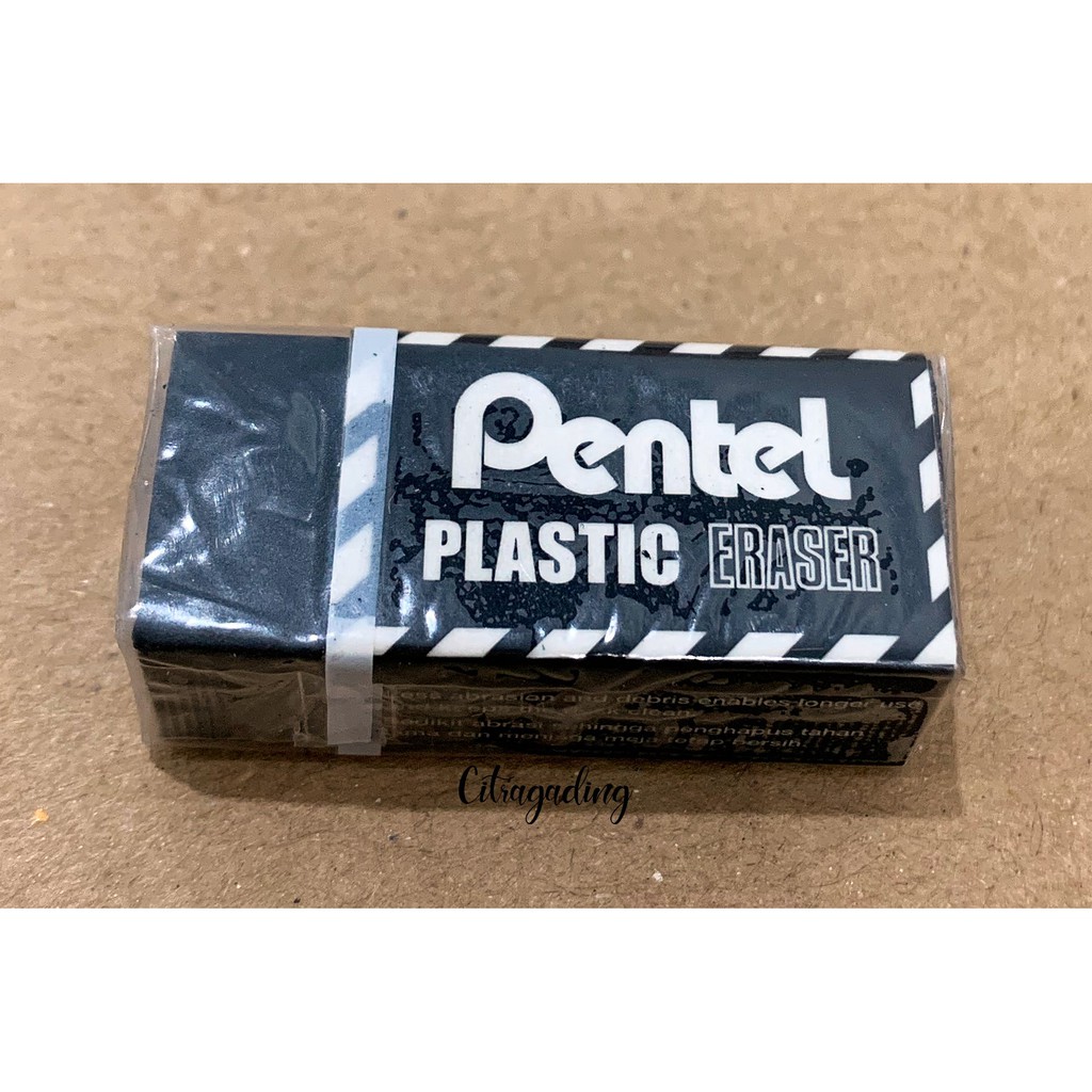 Jual PENGHAPUS ERASER PENTEL AIN HITAM KECIL SOFT STANDARD LUSIN GROSIR ...