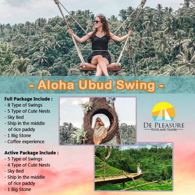 Jual ALOHA UBUD SWING - Berayun di Ubud Bali | Shopee Indonesia