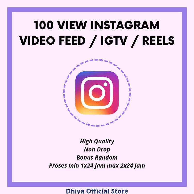 Jual Software 100 View Insta View Feed View IGTV View Reels | Shopee ...