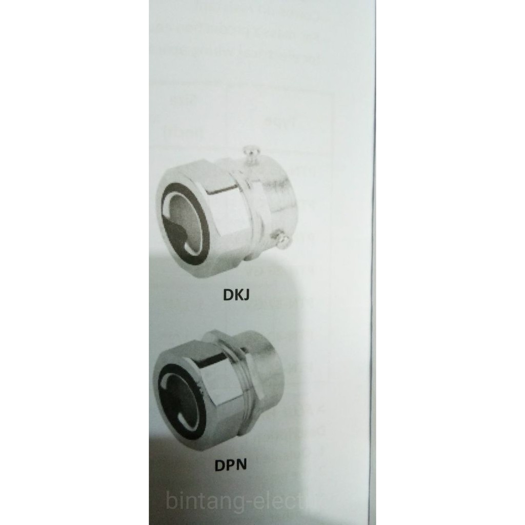 Jual Konektor / Connector 1 1/2 / Kopling Flexible Conduit 1-1/2" Ke ...