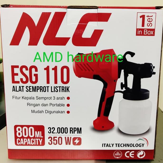 Jual Electric Spray Gun Paint Zoom Semprotan Cat Elektrik Nlg Tabung ...