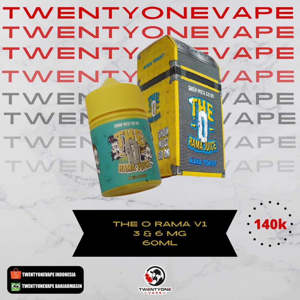 Jual THE O RAMA JUICE V1 - Kaya Toast 60ml | Shopee Indonesia