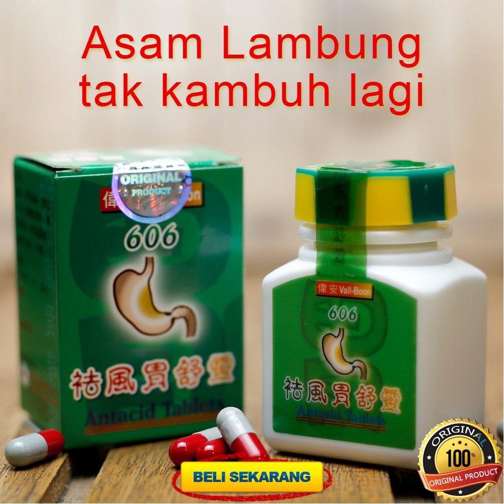 Jual BestSeller obat herbal asam lambung 606 antasida BARU herbal maag ...
