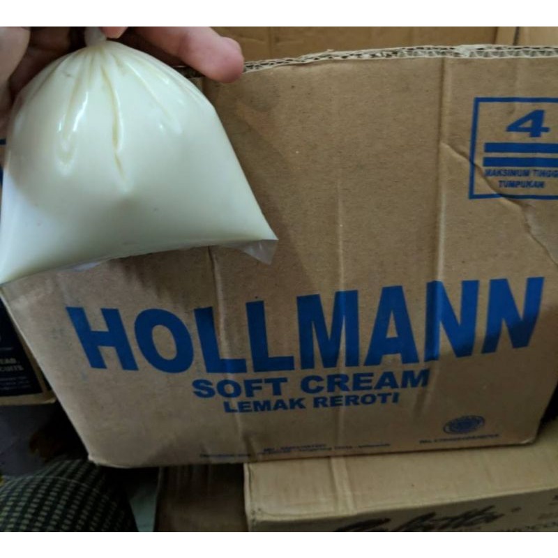 Jual Hollman soft cream kemasan repack 1kg | Shopee Indonesia