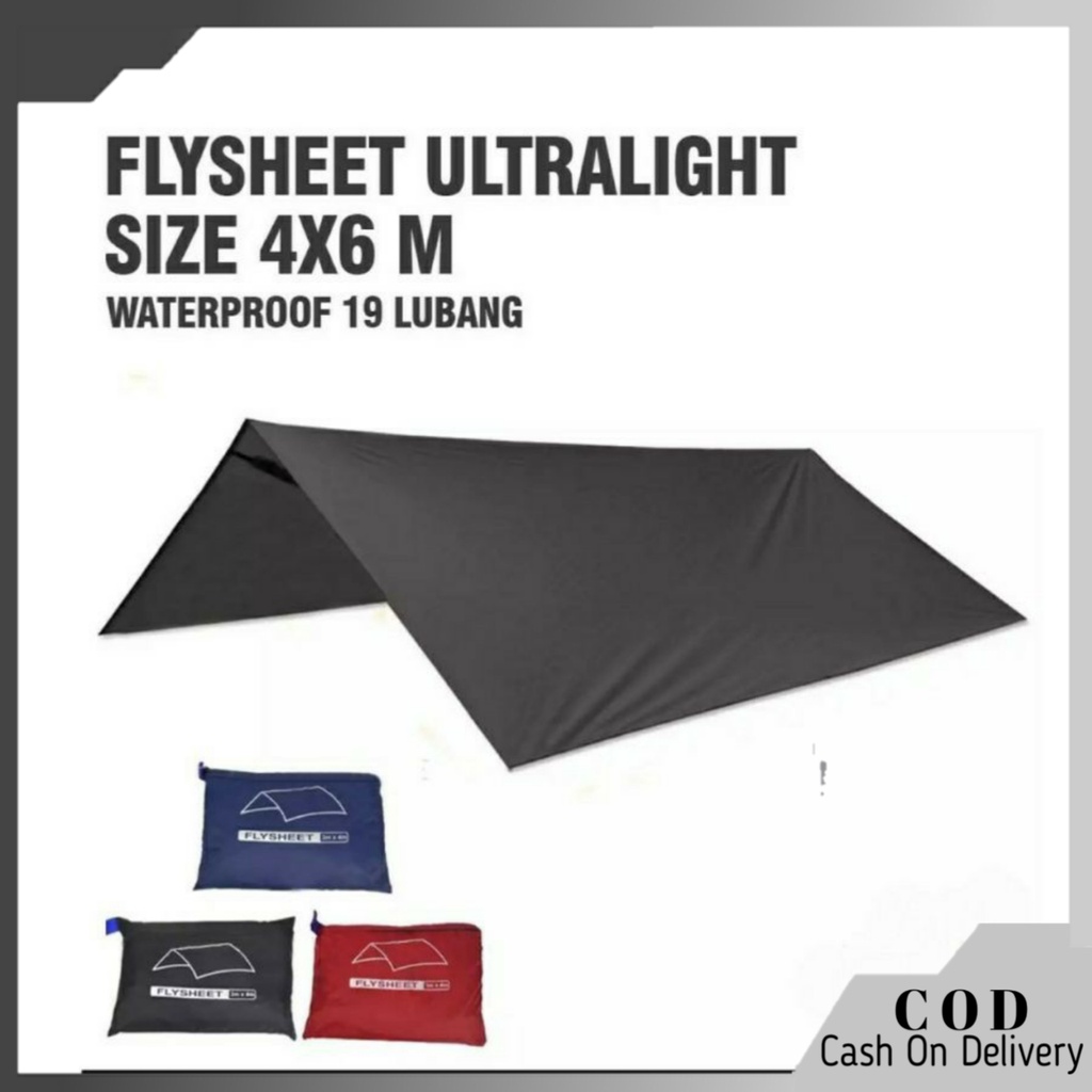Jual Flysheet Tenda Fly Sheet Atap Tenda Traptent Bivak Waterproof ...