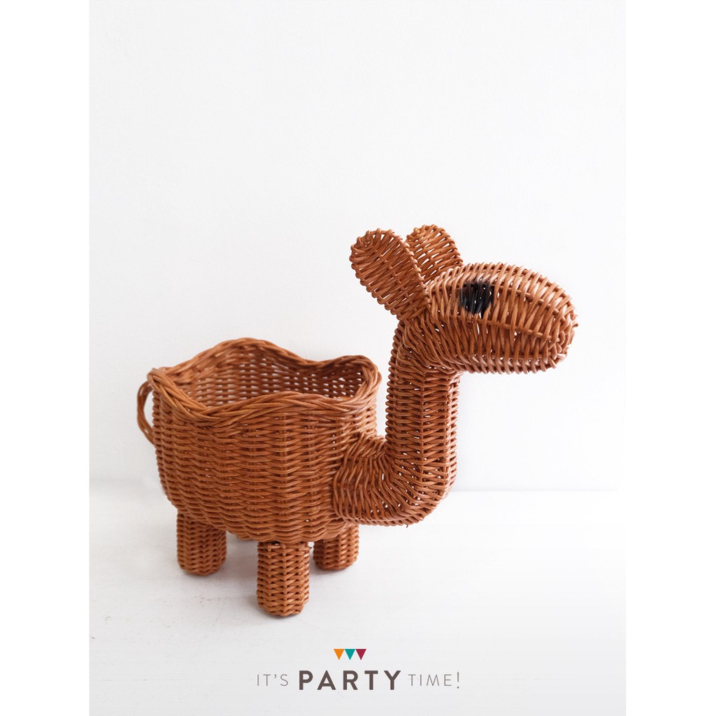 Jual Standing Camel Basket / Penyimpanan Bentuk Onta / Basket Rotan ...